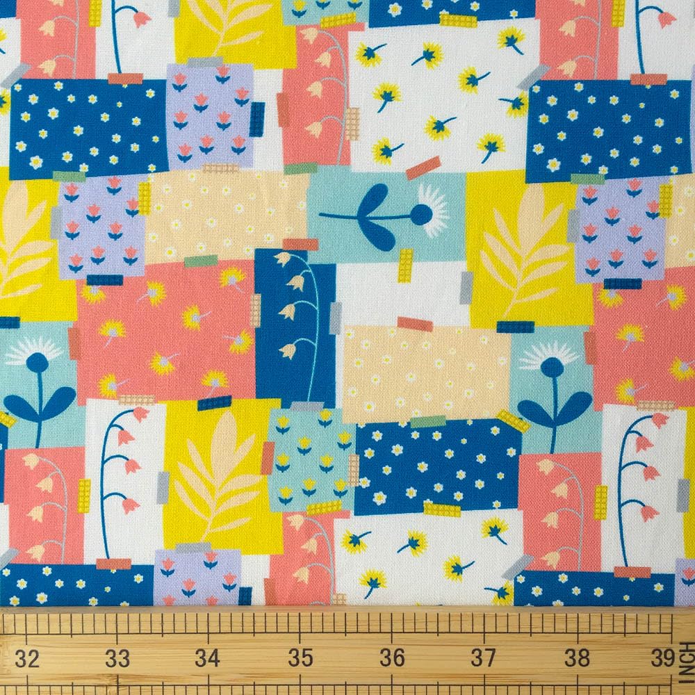 1 Yard - Colorful Pumpkin Cotton Fabric (Great for Quilting, Sewing, Craft Projects& More) CF083
