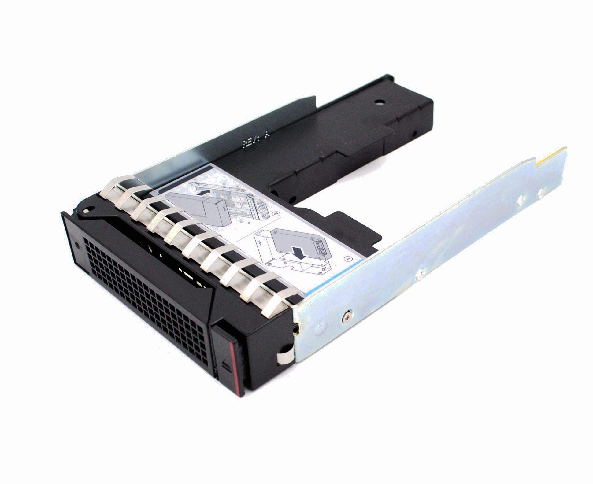 2.5" Adapter Tray FRU00FC28+3.5" SAS/SATA Hard Drive Caddy Tray Sled 03T8898 for Thinkserver RD650 RD550 RD450 RD350 server by BTHEBKRS