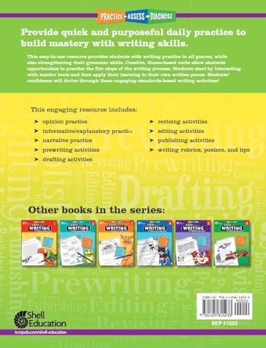 180 Days of Writing for Kindergarten - An Easy-to-Use Kindergarten Writing Workbook to Practice and Improve Writing Skills (180 Days of Practice)