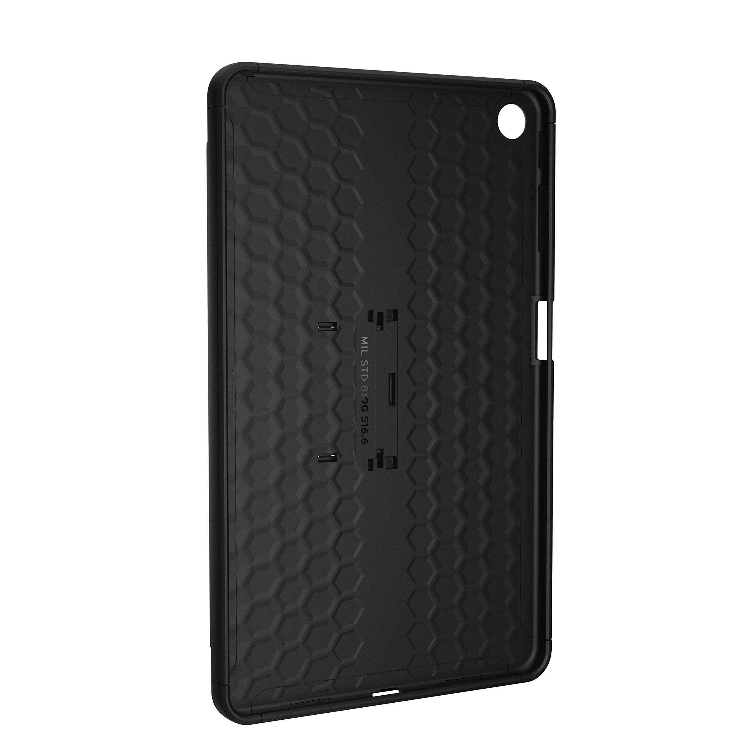 URBAN ARMOR GEAR UAG LG G Pad 5 10.1, Tablet Case with Built-in Kickstand, Scout Feather-Light Rugged [Black] Military Drop Tested Case