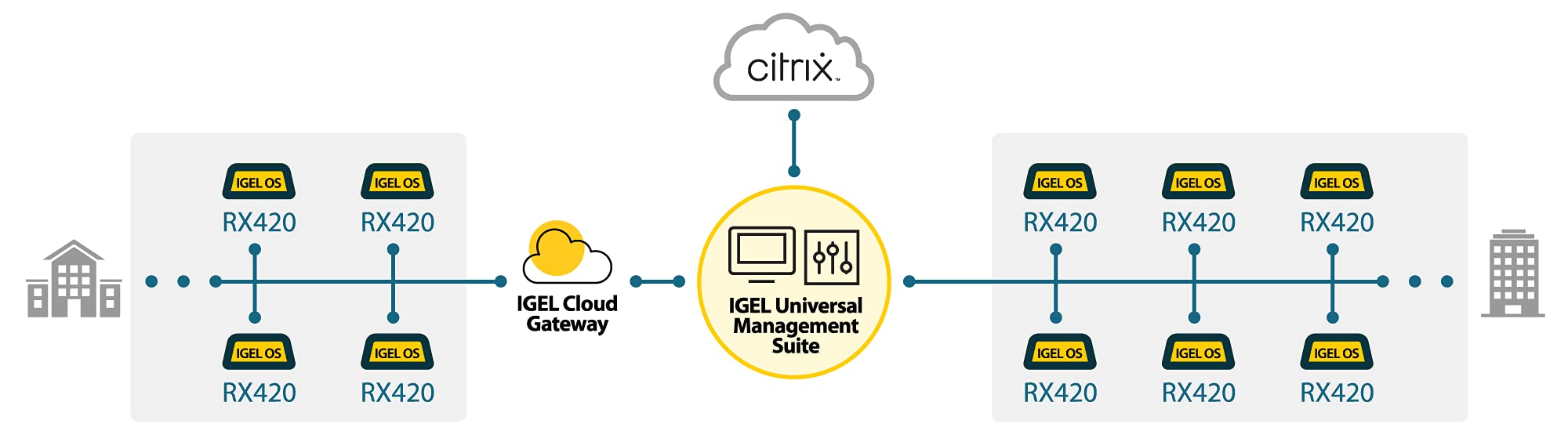 RX420(IGEL) Thin Client/endpoint for Citrix; Powered by IGEL OS and Raspberry Pi 4