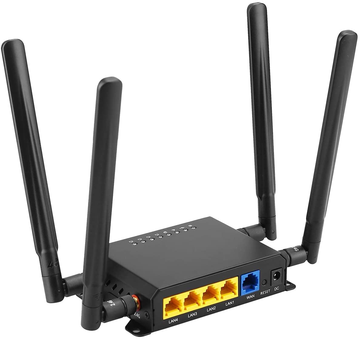 300Mbps 4G LTE Modem Wi-Fi Wireless Router for RVs and Mobile Homes – Strong Signal, USB Port, SIM Card Slot, and External Antennas for USA/Canada/Mexico
