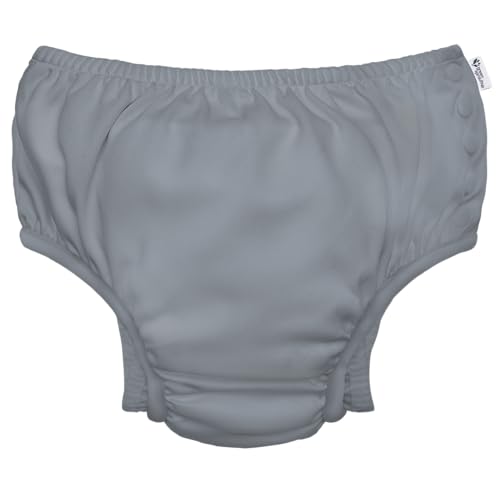 i Play Unisex Reusable Absorbent Baby Swim Diapers Gray 4T