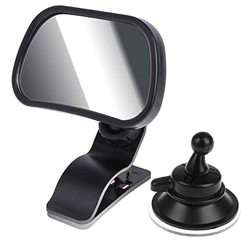 Baby Car Mirror for Rear View Shatterproof Baby Backseat Mirror with Suction Cup 360¡ã Adjustable Safety Car Seat Mirror for Back Seat Rear Facing Infant Clear Wide Vision Rear Facing Car Seat Mirror