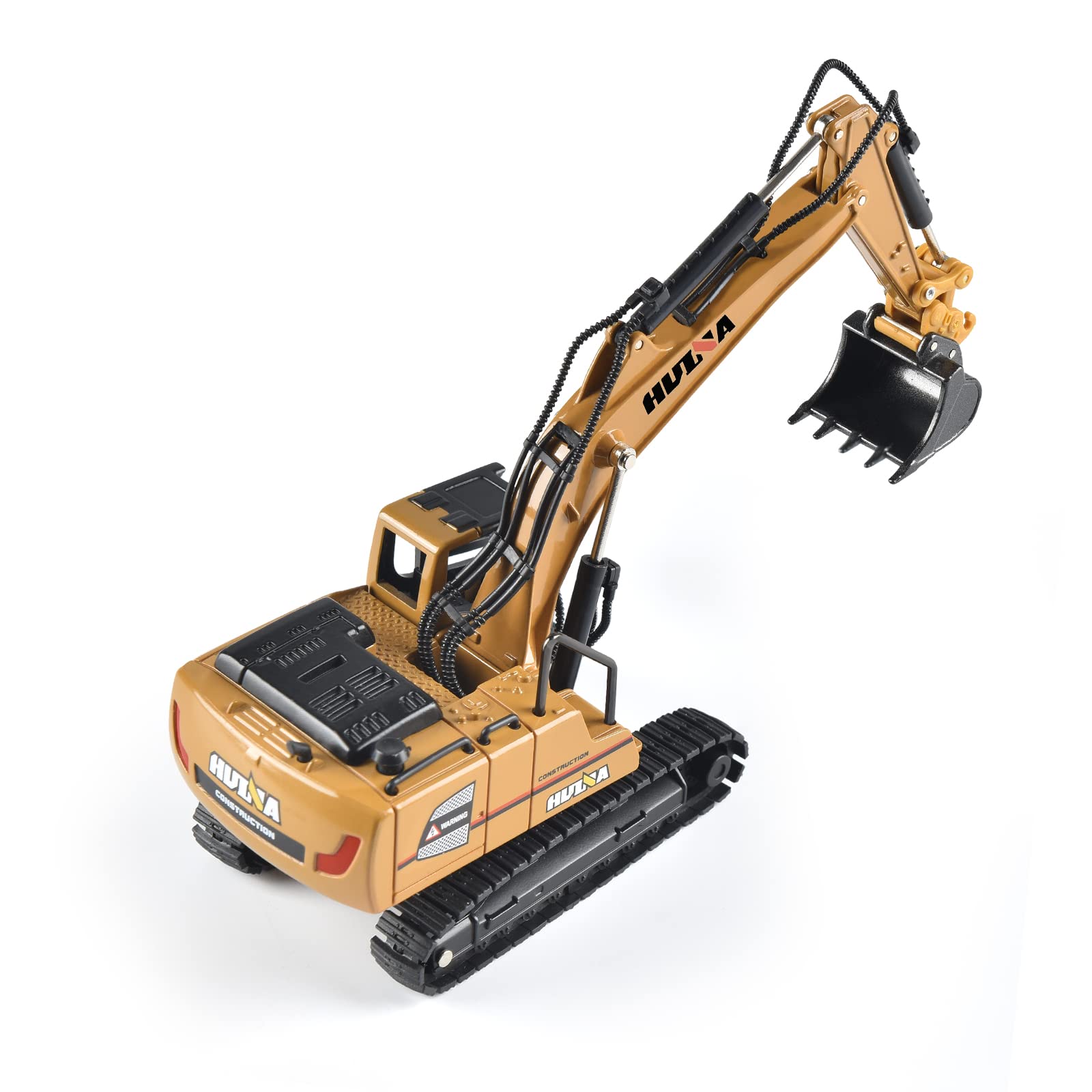 1/60 Scale Mini Metal Excavator Toy, Diecast Construction Vehicles Small Digger Truck Toy for Boys Kids