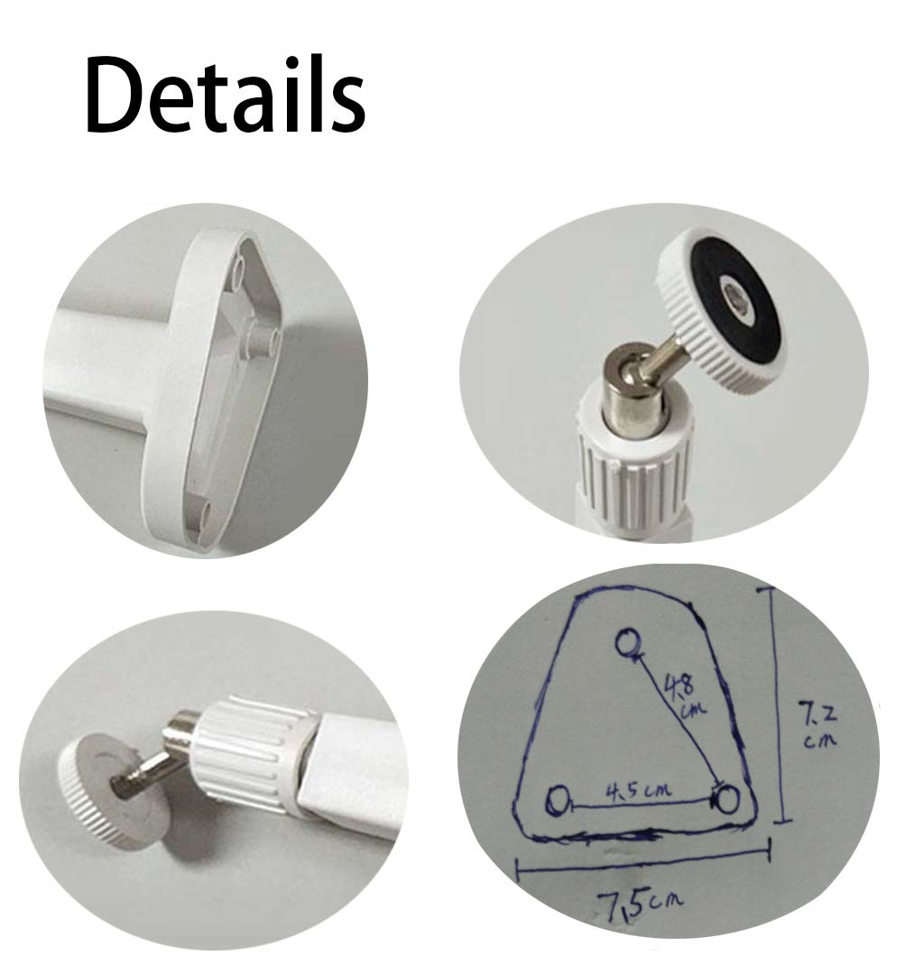 Adjustable Universal Wall Ceiling Mounts, Bestga BS07 15.5cm Pan Tilt Security Camera Brackets for CCTV CCD Box Body Dome Bullet Camera Home Surveillance System