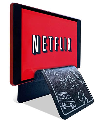 Airplane Travel Essentials for Flying Flex Flap Cell Phone Holder & Flexible Tablet Stand for Desk, Bed, Treadmill, Home & in-Flight Airplane Travel Accessories - Travel Must Haves Cool Gadgets