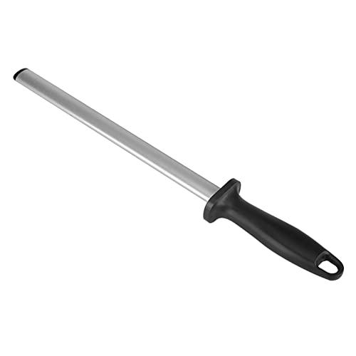 10 InchKnife Sharpener Rod, Professional Knife Sharpening Steel Honing Steel Tool for Home Hotel Restaurant Kitchen
