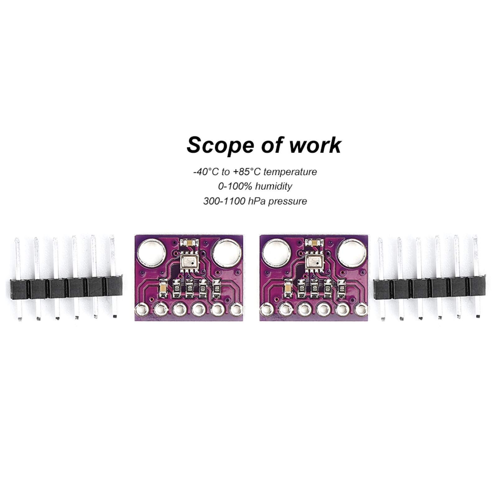 BMP280 4PCs Temperature Air Pressure Sensor Electronic Components for High Accuracy Test