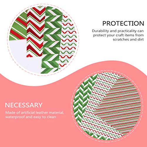 20Pcs Christmas Cotton Fabric Floral Quilting Cloth Piece Fat Patchwork Bundles Quarters Precut Scraps for Xmas Dress Cloth Bag Sewing DIY Craft 20x20cm Random Color
