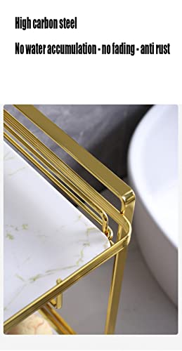 2/3 Tier Bathroom Counter Organizer Under Sink Bathroom Organizer Countertop Storage Rack Cosmetic Organizer Holder for Bathroom Kitchen White,3 Tiers
