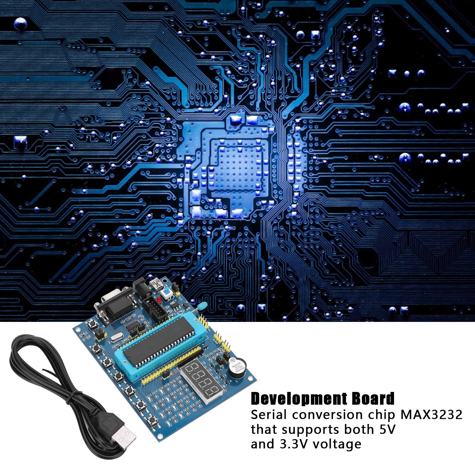 35V Development Board, MCU Study Board Module, DIY Electronic Component Compatible with 51 STC AVR Microcomputer