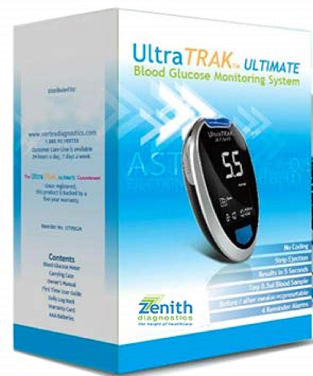 200Ct Test Strips Plus Free Ultra Trak Ultimate Meter, 4 Boxes 50 Strips Plus 1 Free Meter