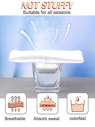 Baby Hats Mittens and Socks Set Unisex Cotton Beanie Cap and Scratch Mitten Non-Slip Baby Ankle Socks for Boys and Girls (White, Black, Grey, Light Blue, Navy Blue, Beige,6 Sets)