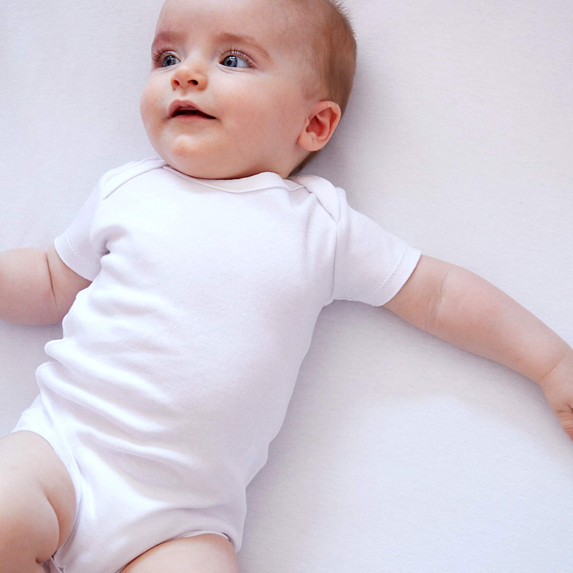 HonestBaby unisex baby 5-pack Organic Cotton Long Sleeve Bodysuits and Toddler T Shirt Set, Bright White, 0-3 Months US