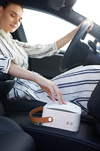 b-MOLA GO NCCO 1804 Portable Air Purifier (White) -Personal size, Ideal for car, travel, office and home.