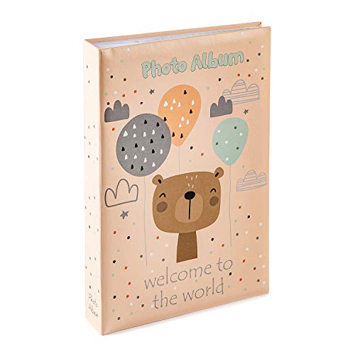 Edian Memo Photo Album 4x6 300 Photos, Family Baby Kids Cute Photo Album with Writing Space