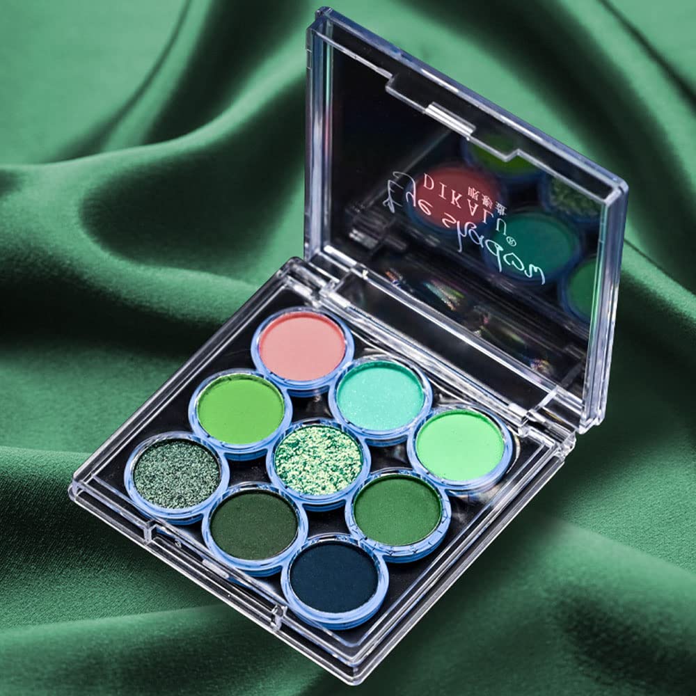 10 Girds Colorful Matte Shimmer Eyeshadow Palette for Eye Makeup,High Pigmented Eye Shadow Primers Powder Palet de sombras de ojos-