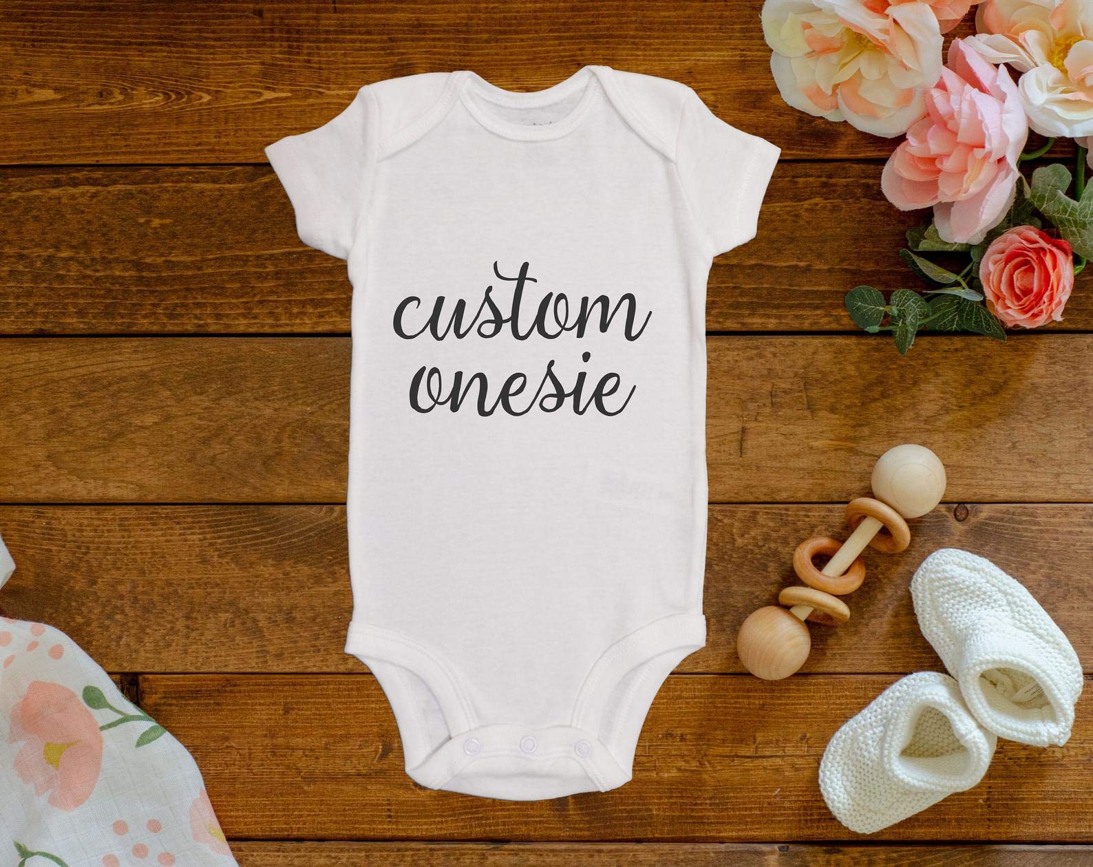 Kate & Meri Custom Onesie©/Bodysuit (0-3M)