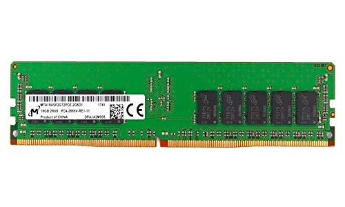 16GB MICRON MTA18ASF2G72PDZ-2G6E1SI 2Rx8 RDIMM DDR4 PC4-2666V ECC Server Memory