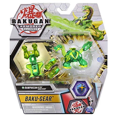 Bakugan Ultra, Ramparian with Transforming Baku-Gear, Armored Alliance 3-inch Tall Collectible Action Figure