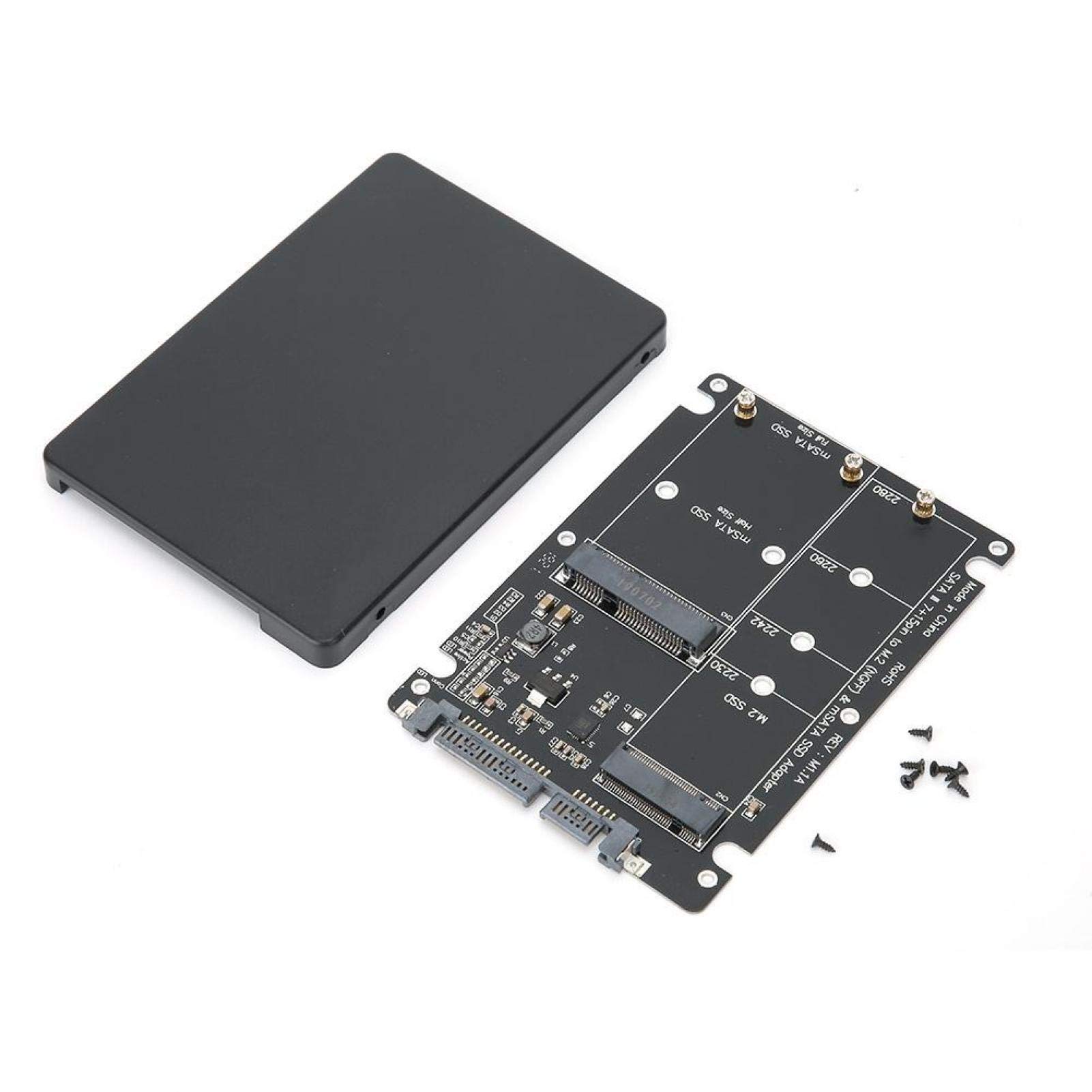 Shipenophy Durability Hard Disk Box SSD MSATA to SATA 3.0 6Gbps for Computer