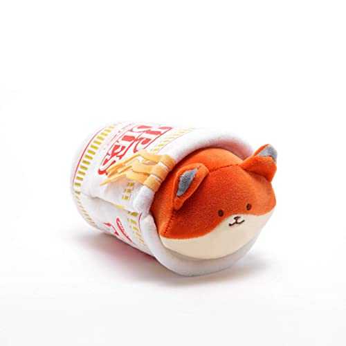 Anirollz x Nissin Cupnoodle Foxiroll 6" Blanket Plush Soft Squishy Stuffed Animal Fox
