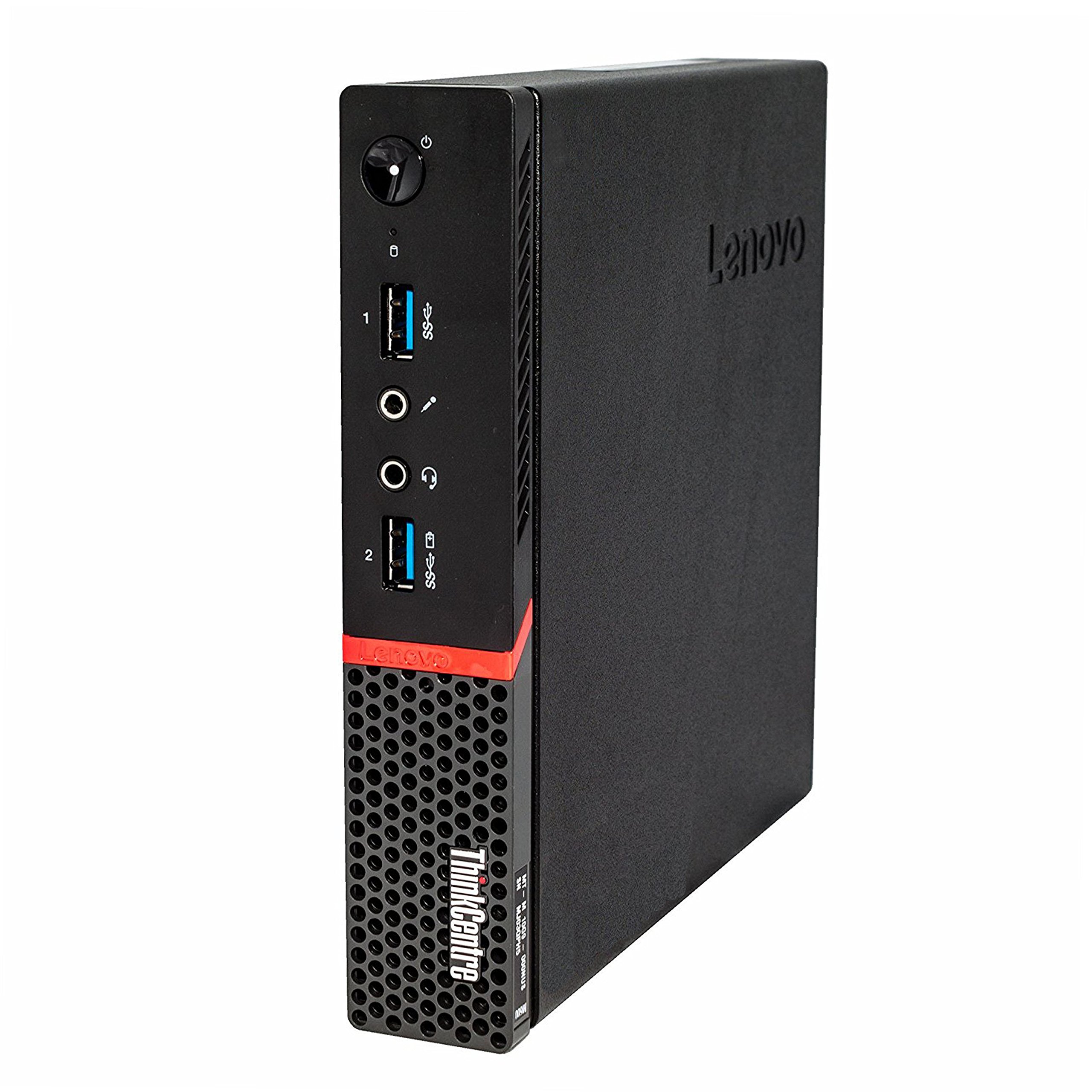Lenovo ThinkCentre M700 Tiny Business Desktop PC, Intel Quad Core i7-6700T up to 3.6GHz, 8G DDR4, 512G SSD, WiFi, Bluetooth 4.0, Windows 10 64-Multi-Language Support English/Spanish/French (Renewed)