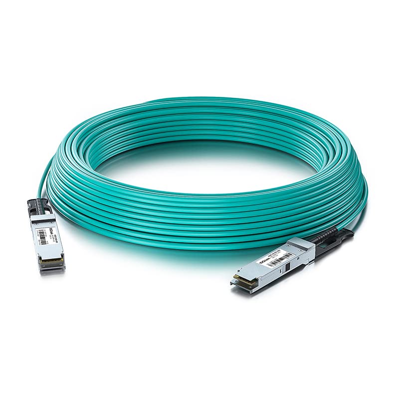 56G QSFP Infiniband IB FDR, Active Optical Fiber Cable (AOC), Compatible for Mellanox MC220731V-001, 1-Meter
