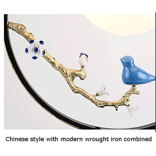 Floor Lamp Floor Lamp Modern Chinese Style Iron Study Fabric Floor Light Simple Hotel Room Creative Living Room Standing Lamp Standing Light (Color : Black)