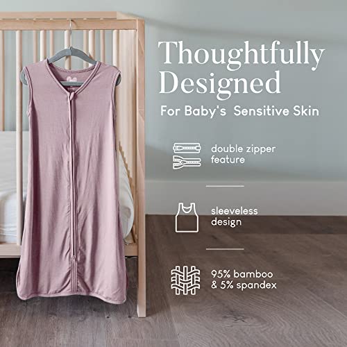 MK & CO. ORGANICS Sleep Sack - Unisex Sleep Sack Made of Soft Viscose Made Rayon (Mulberry Mist, 12-24 Month)