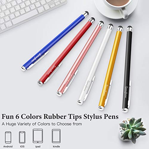 Stylus Pens for Touch Screens, StylusHome 6 Pack High Precision Capacitive Stylus for iPad iPhone Tablets Samsung Galaxy All Universal Touch Screen Devices