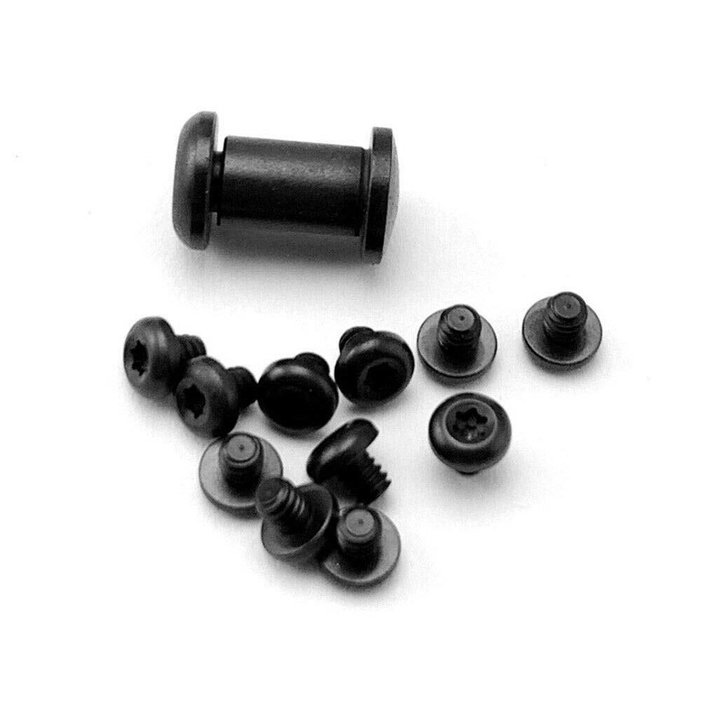 13PCS Custom Black Titanium Alloy Torx Screws And Pivot Set + 1PC Pocket Clip + 2 Pairs Omega Springs for Benchmade 535 BUGOUT