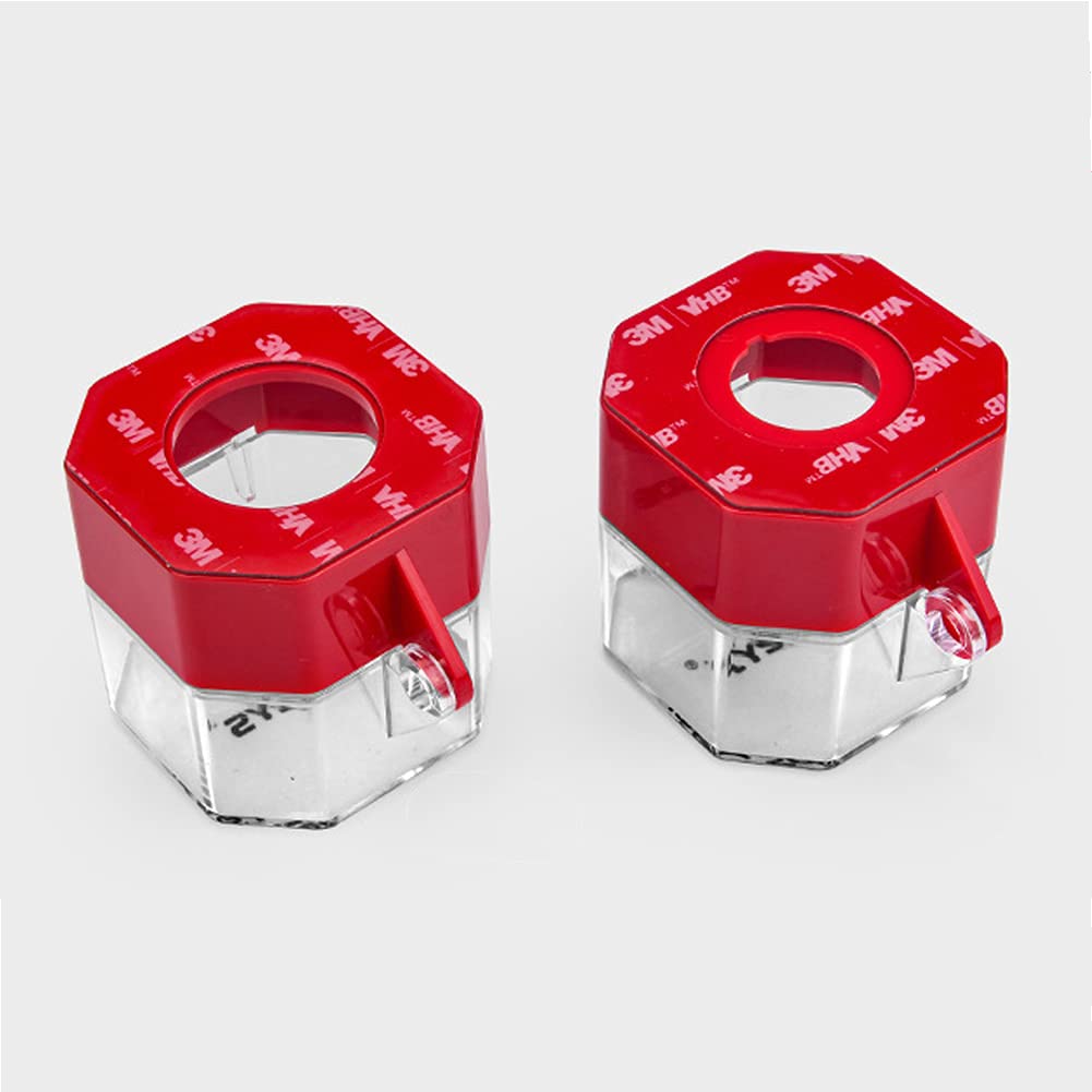 SCRTB Emergency Stop Push Button Switch 1 Pcs Emergency Stop Protection Cover,Emergency Stop Push Button,Add Protection Cover,Stop Switch Box with Key Lock Red