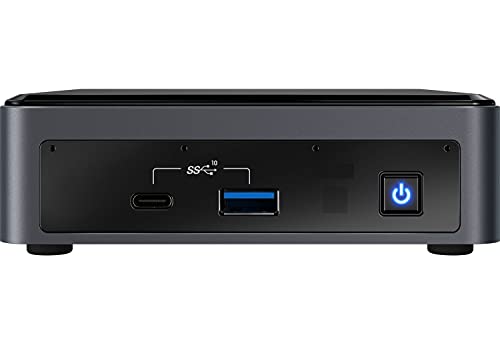 Intel NUC Kit NUC10I3FNK Business Mini Desktop Black (Intel i3-10110U 2-Core, 32GB RAM, 512GB m.2 SATA SSD, Intel UHD, WiFi, Bluetooth, 1xHDMI, SD Card, Win 10 Pro)