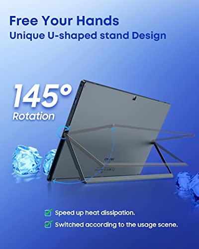 2023 CHUWI UBook X Tablet, 12'' Touchscreen, Windows 11 Tablet, 8GB RAM 256GB ROM, 1TB SSD Expend, Intel N4120 (Up to 2.6 GHz), 2160x1440 IPS, 2.4G/5G WiFi, Dual Camera, 5000mAh, HDMI, USB 3.0, BT 5.0