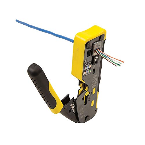 Klein Tools VDV826-764 Modular Data Plug for CAT6A and Larger Diameter CAT6 Indoor or Outdoor Ethernet Cable, 200-Pack