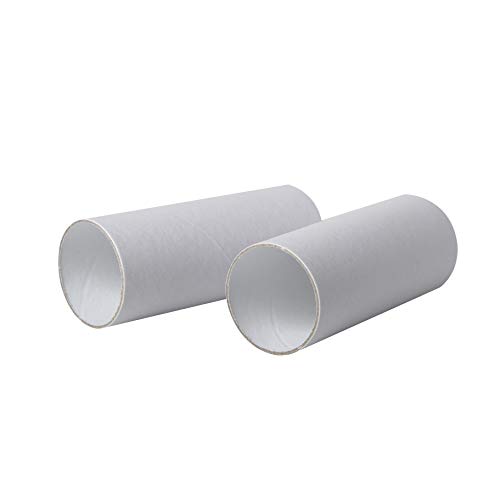 30 Pack Craft Rolls - Round Cardboard Tubes - Cardboard Tubes for Crafts - Craft Tubes - Paper Tube for Crafts - 1.57 x 3.9 Inches - White