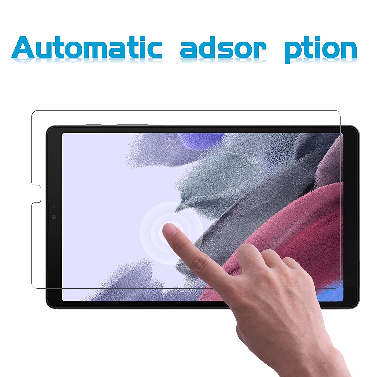 XunyLyee 2-Pack, Screen Protector for Samsung Galaxy Tab A7 Lite 8.7 inch Bubble Free Tempered Glass Film