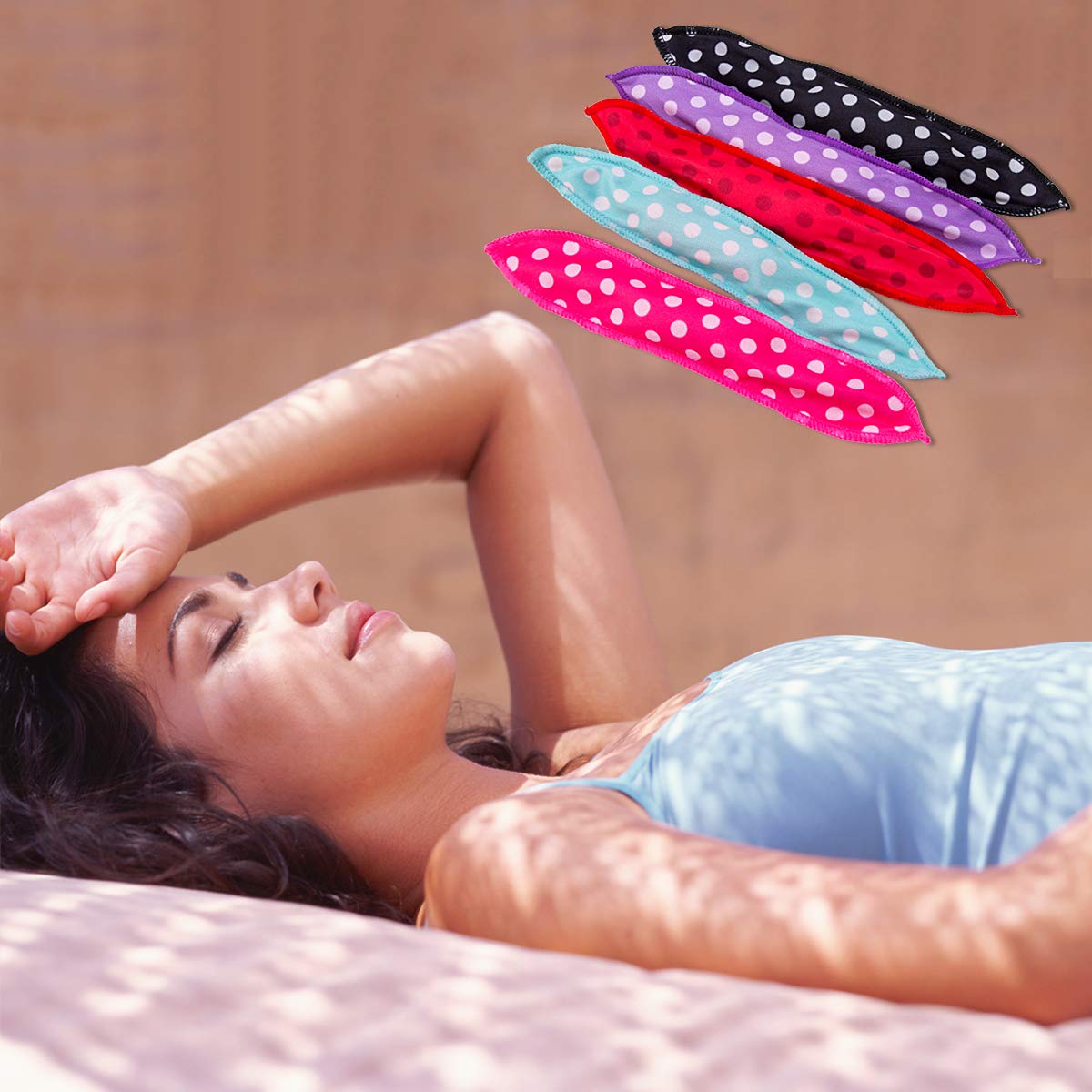 30 Pieces Hair Curler Rollers DIY Night Sleep Foam Hair Styling Tools Flexible Soft Sponge Pillow Hair Rollers With Storage Bag (5 Colors)