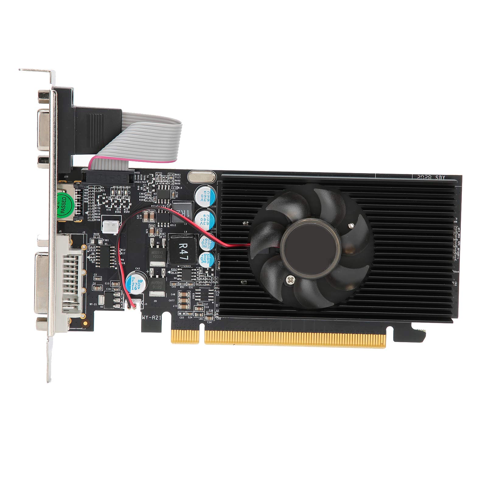 T angxi PCI E 2.0 Desktop Graphics Card, 64bit 1GB Video Memory DDR2 532(MHz) 16 Stream Processor Units Video Game Graphics Card Chip for Nvidia GT210