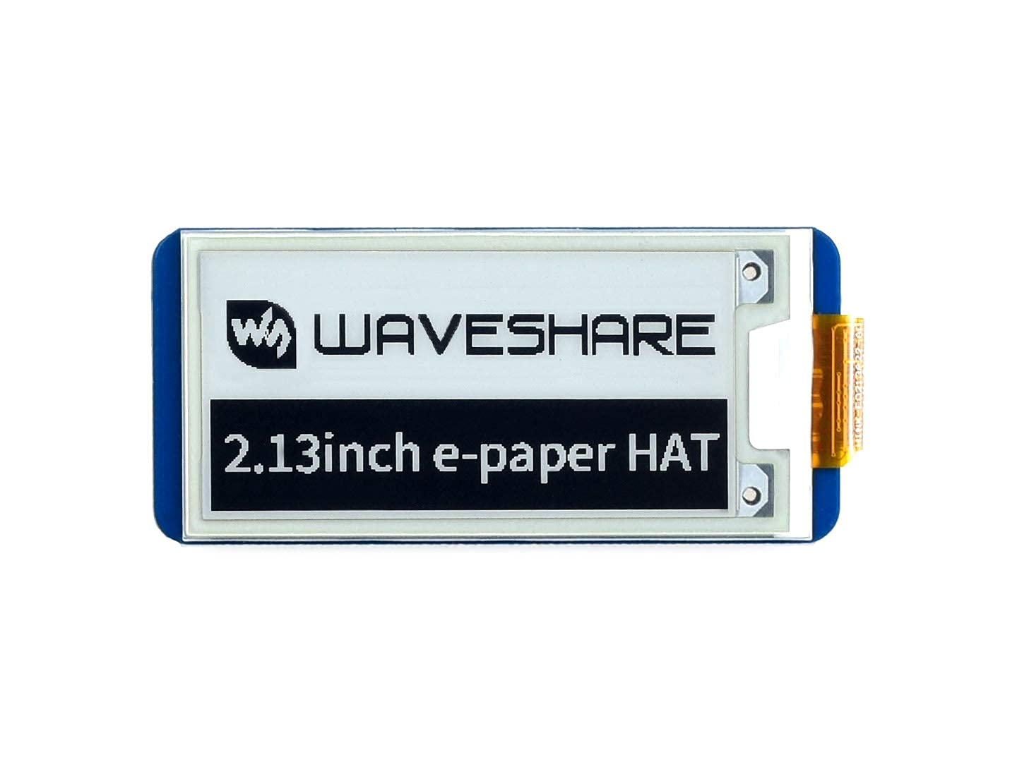 waveshare TOP1 2.13inch e-Paper Display HAT for Raspberry Pi Black/White Electronic Ink Display Screen 250x122 Resolution Supports Partial Refresh 3.3V/5V