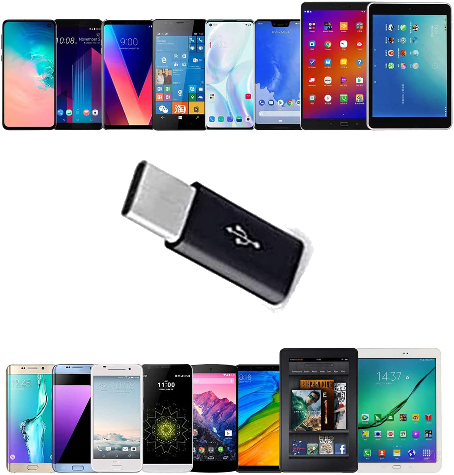 Black Galaxy Note 20 Stylus Pen for Samsung Galaxy Note 20 Ultra S Pen, Note 20 Pen Replacement, Note 20 Plus Stylus Pen Replacemen (Free Type-C Convertor)