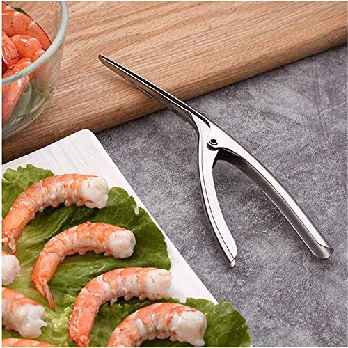 SFASTER Shrimp Deveiner Tool, Stainless Steel Peel Shrimp Kitchen Tools, Shrimp/Mantis Shrimp Peeling Tool Seafood Peeler Tools