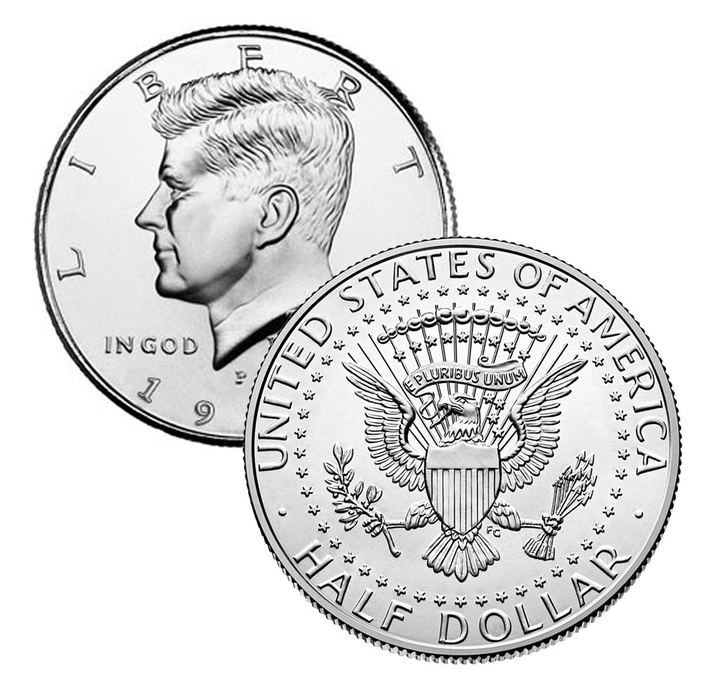 1987 P, D Kennedy Half Dollar 2 Coin Set Uncirculated