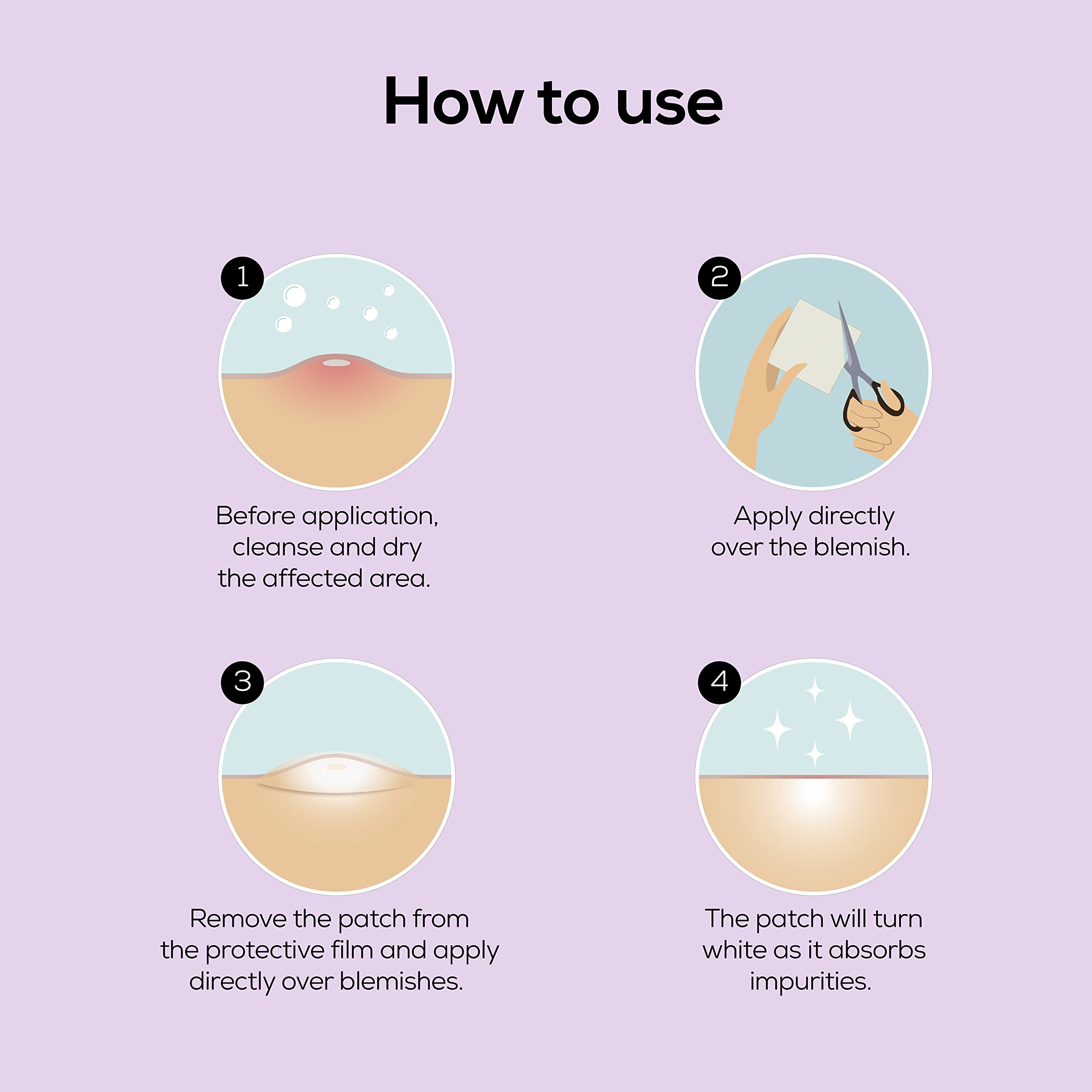 Hanhoo Custom Blemish Patch | Large Hydrocolloid Patches | for Face and Body Acne and Blemish Clusters | Customizable Pimple Patch Sheets | Cruelty-Free & Vegan | 2 Patch Sheet Count