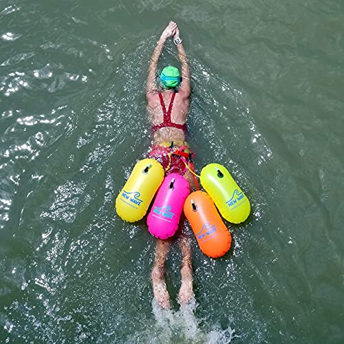 New Wave Swim Bubble Fluo Green and Phone Pouch Bundle
