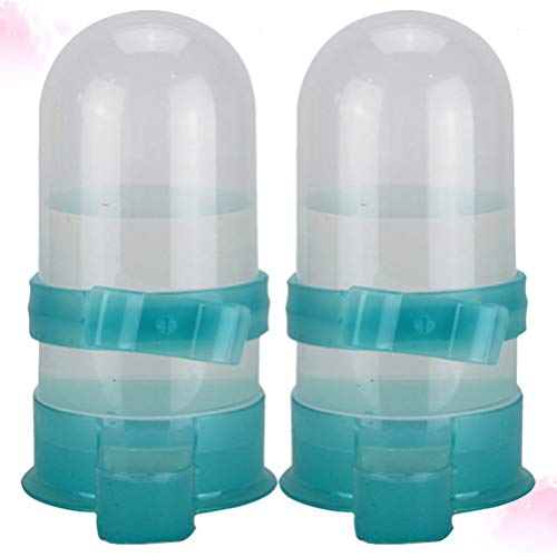 Baluue Plastic Bird Drinker - 2pcs Pigeon Feeder Automatic Birds Feeder Food Dispenser Feeders for Cage, Parrot Feeder for Parakeet Canary Cockatiel Finch