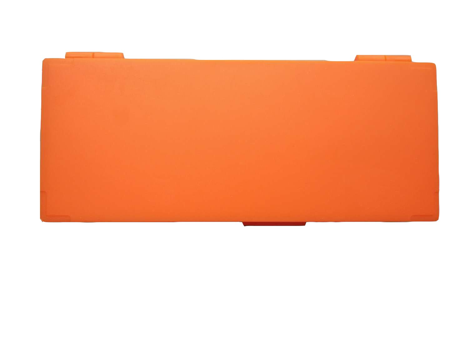 50-Place Microslide Slide Microscope Box Glass Slides Box(Orange)