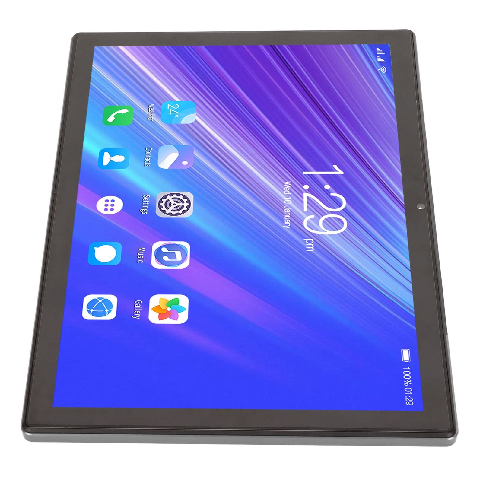 10 Inch Silver Gray Dual Standby 1920x1200 Tablet for Kids At Home (US Plug)